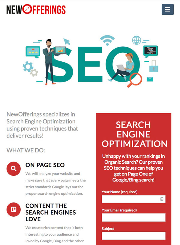 NewOfferings - Website Design - Digital Marketing Specialists